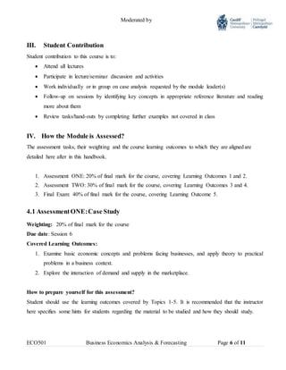 Eco501 course handbook s - copy | DOCX