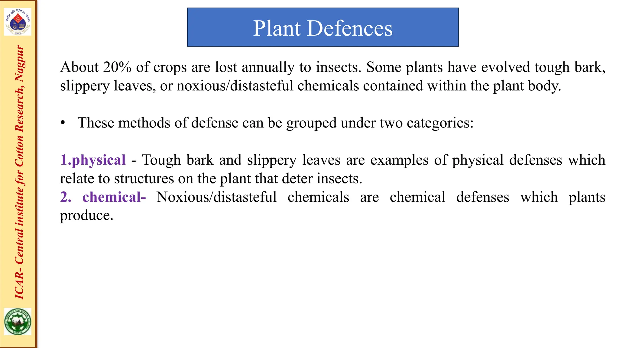 different Modes of Insect Plant Interaction | PPTX