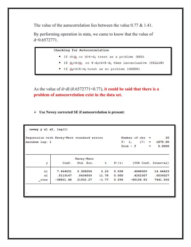 Econometrics solution in Stata | PDF