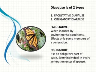 Seasonality in insects | PPTX