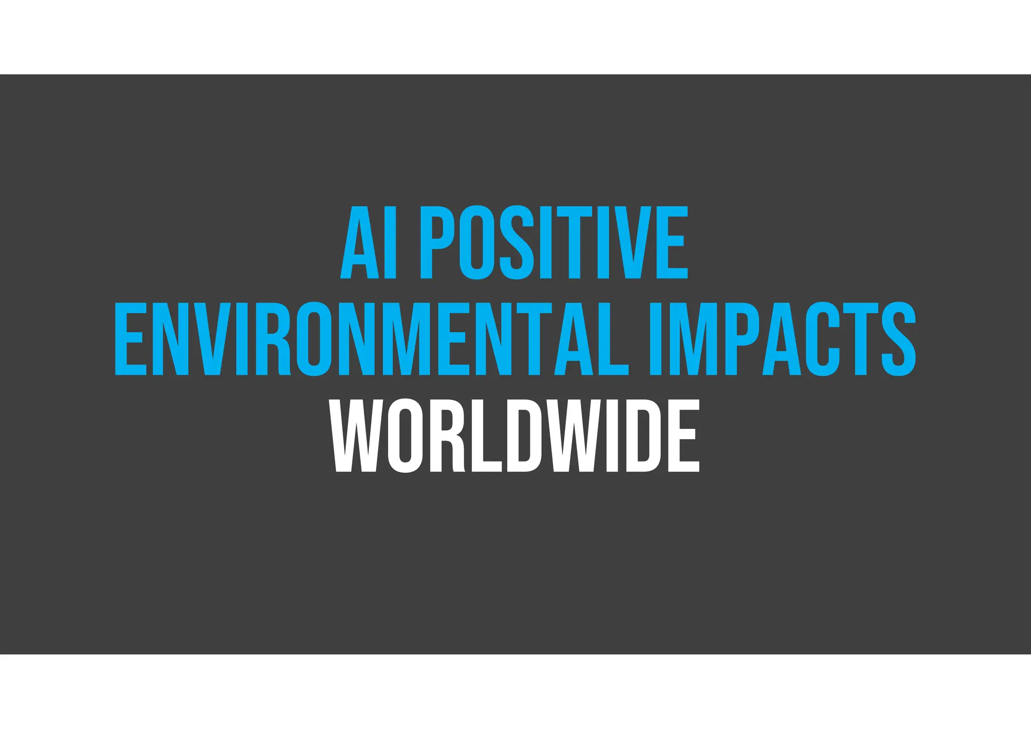 Eco Artificial Intelligence | PDF