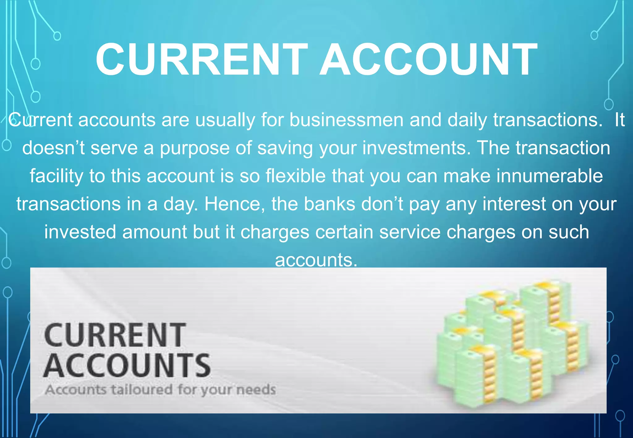 types of accounts in a bank | PPTX