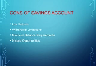 types of accounts in a bank | PPTX