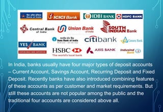 types of accounts in a bank | PPTX