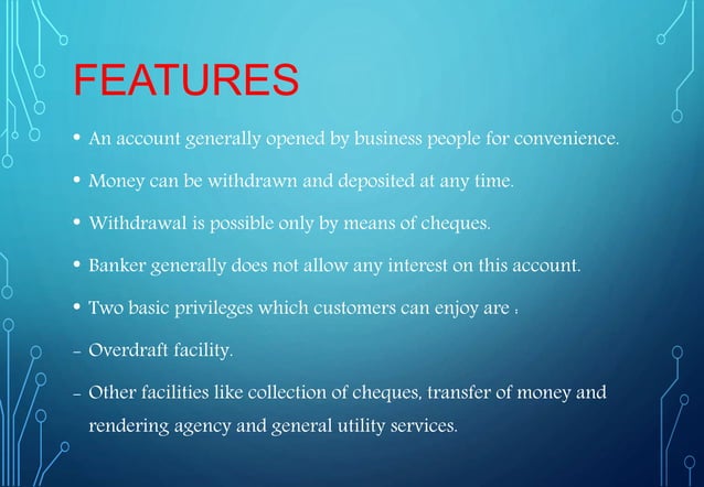 types of accounts in a bank | PPTX