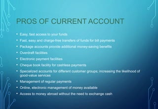 types of accounts in a bank | PPTX