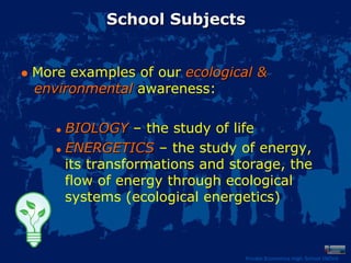 Eco Audit of Our School - made by students of Inova | PPT