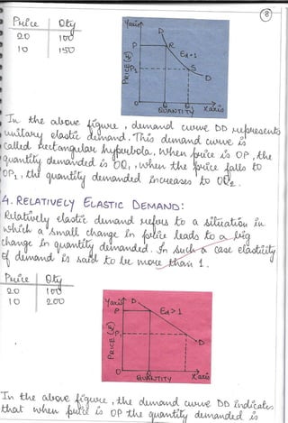 Class 12 Economics Board Project | Elasticity of Demand | | PDF