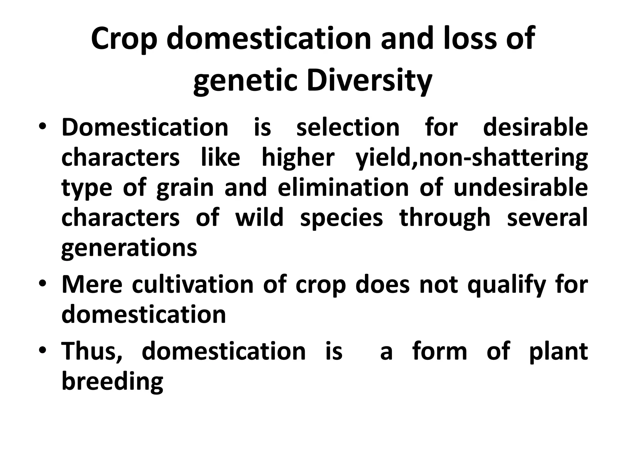 Economic Botany: Origin of cultivated plants | PPTX