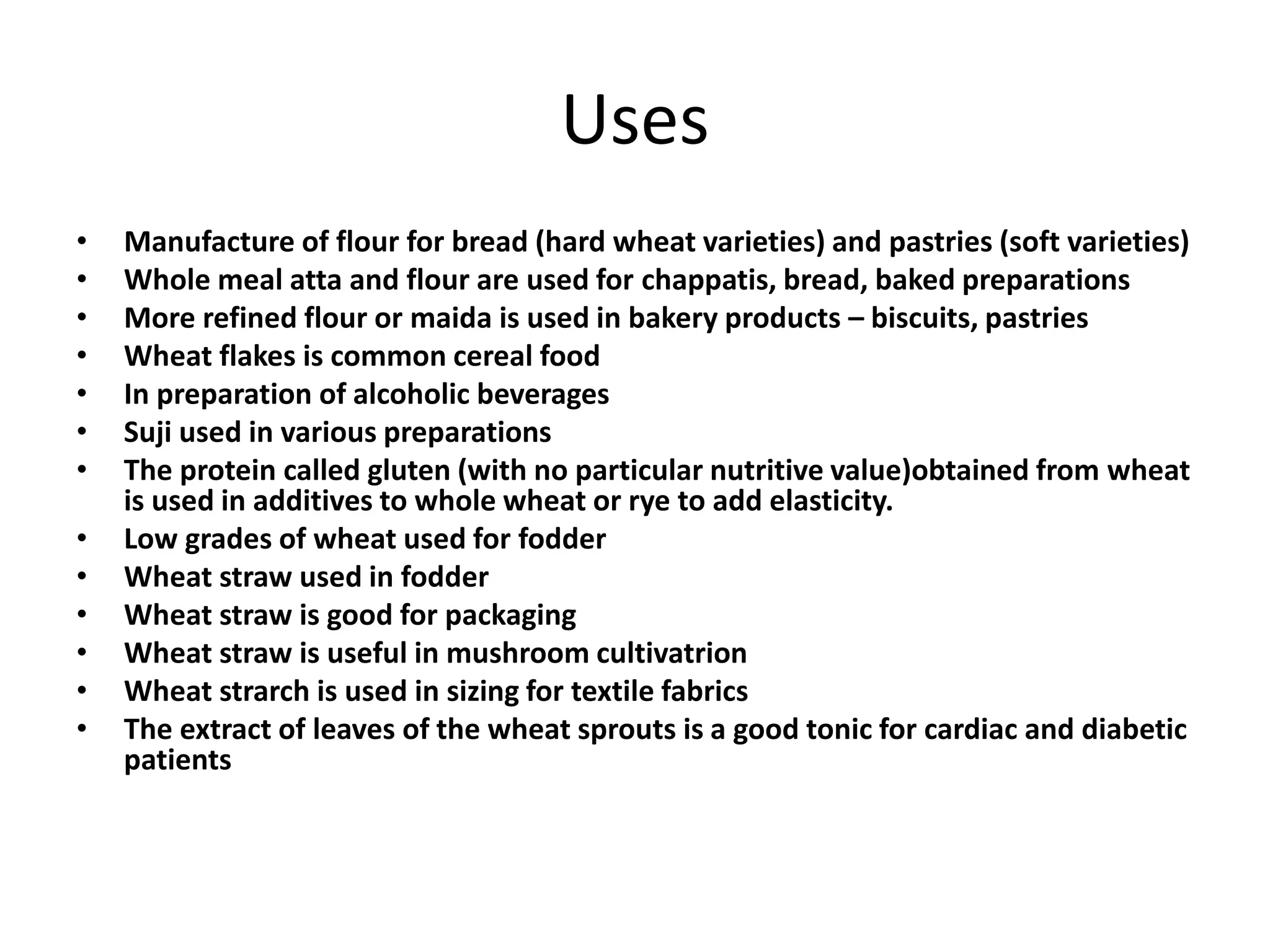 Economic Botany : Cereals : Wheat | PPTX