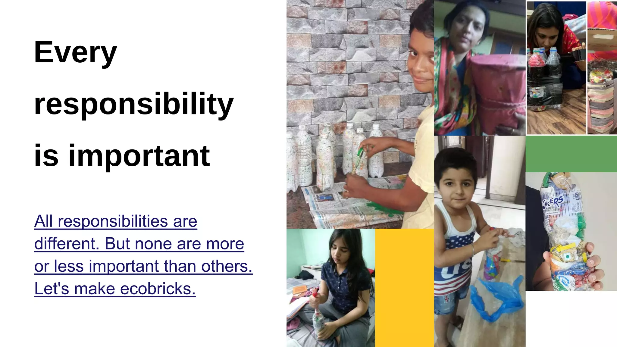 Eco Bricks: Ultimate way to make Plastic and Polythene free Environment ...