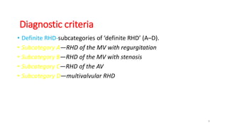 Ecocardiographic screening of rhd | PPT