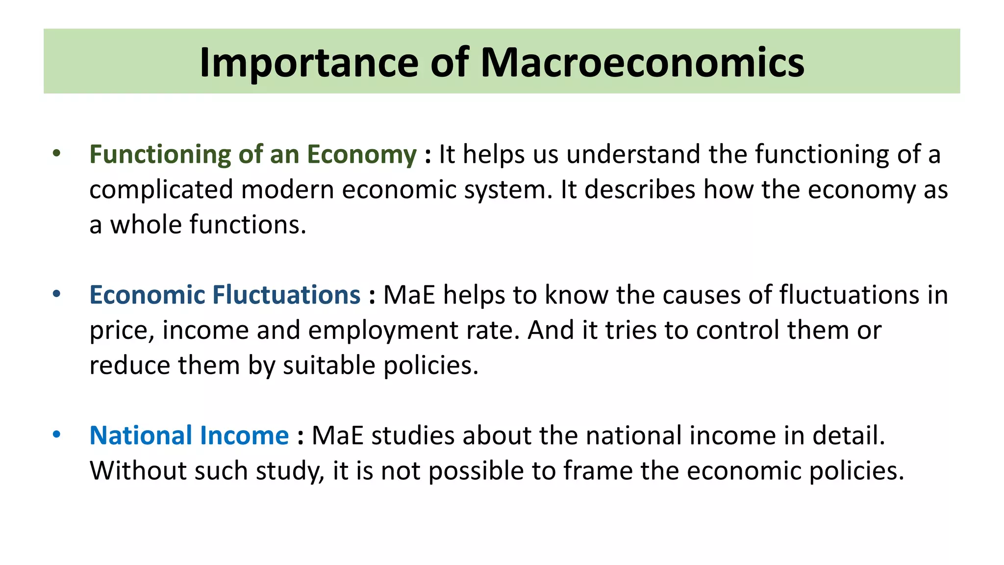 Introduction to Micro and Macro Economics | PPTX