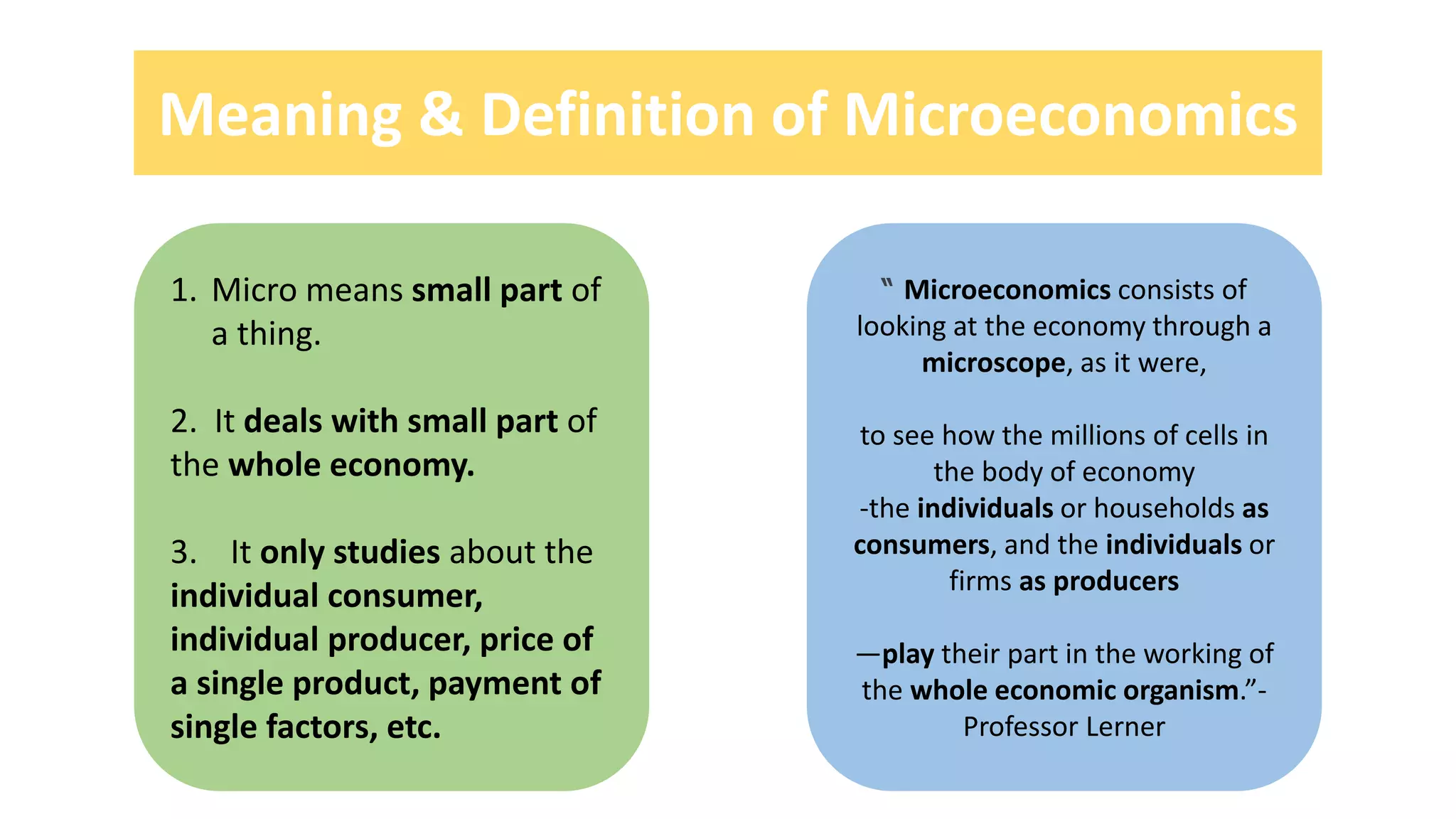 Introduction to Micro and Macro Economics | PPTX