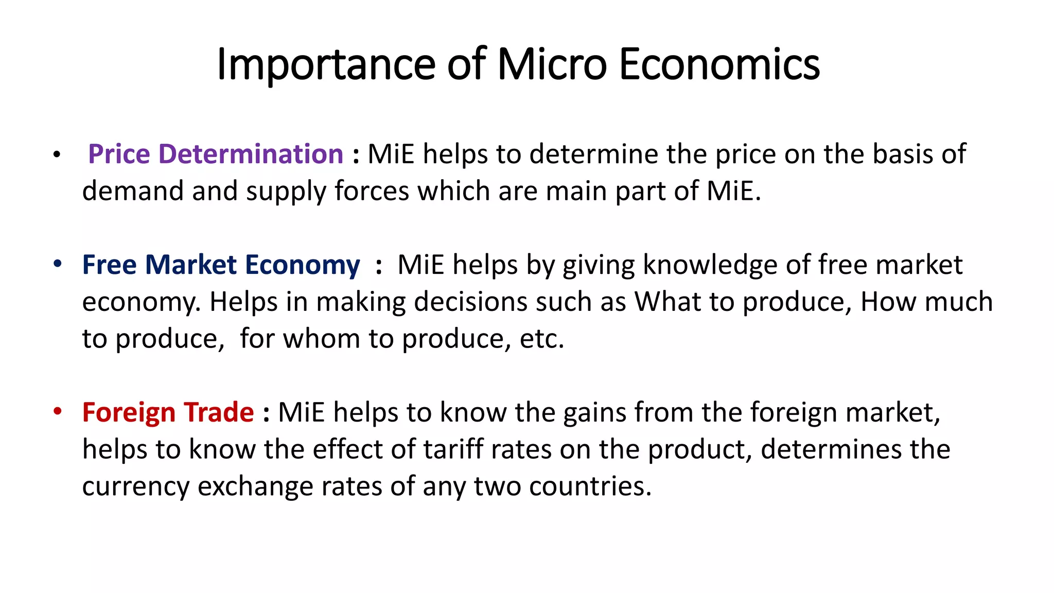Introduction to Micro and Macro Economics | PPTX