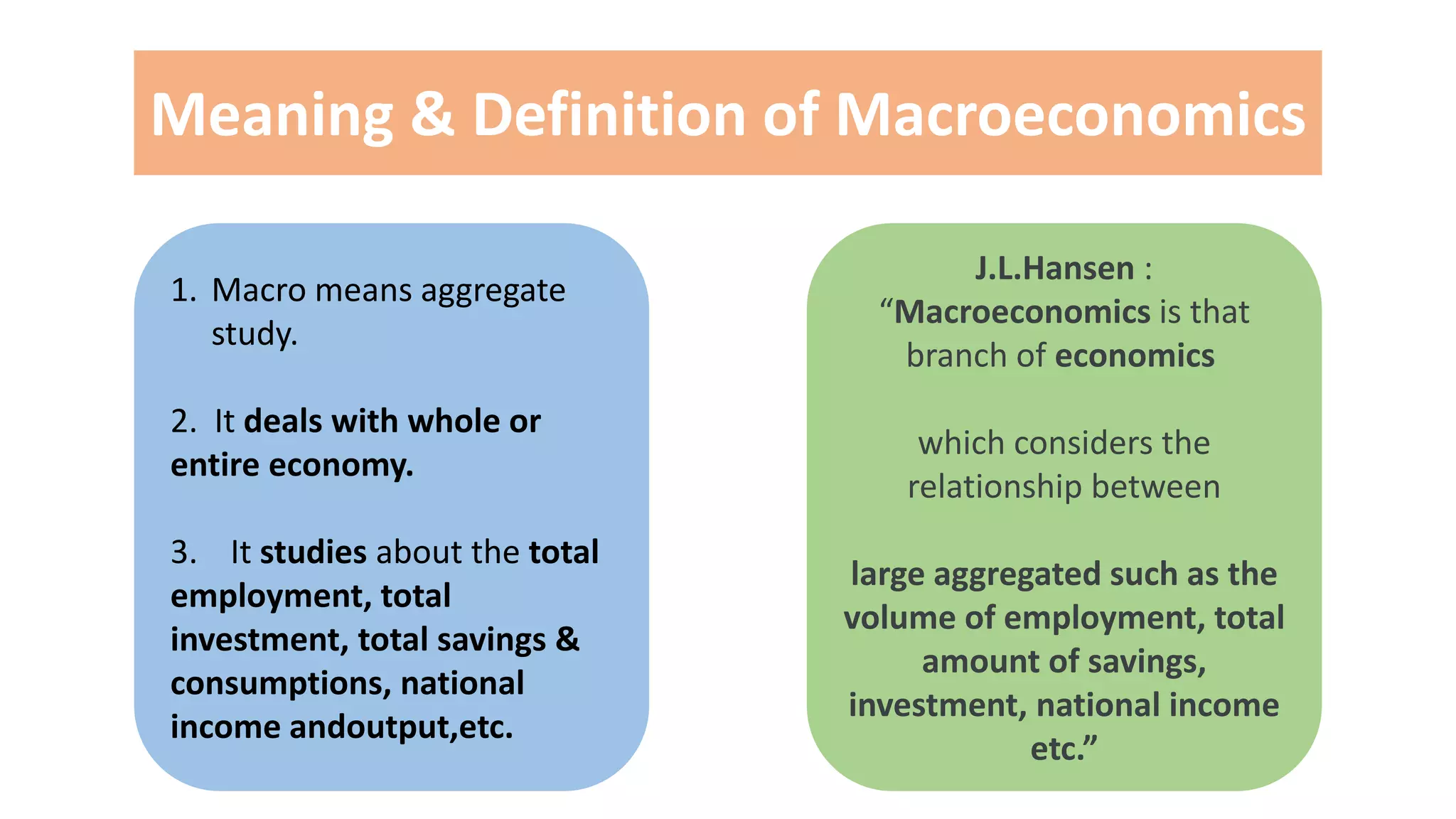 Introduction to Micro and Macro Economics | PPTX