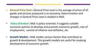 Introduction to Micro and Macro Economics | PPTX