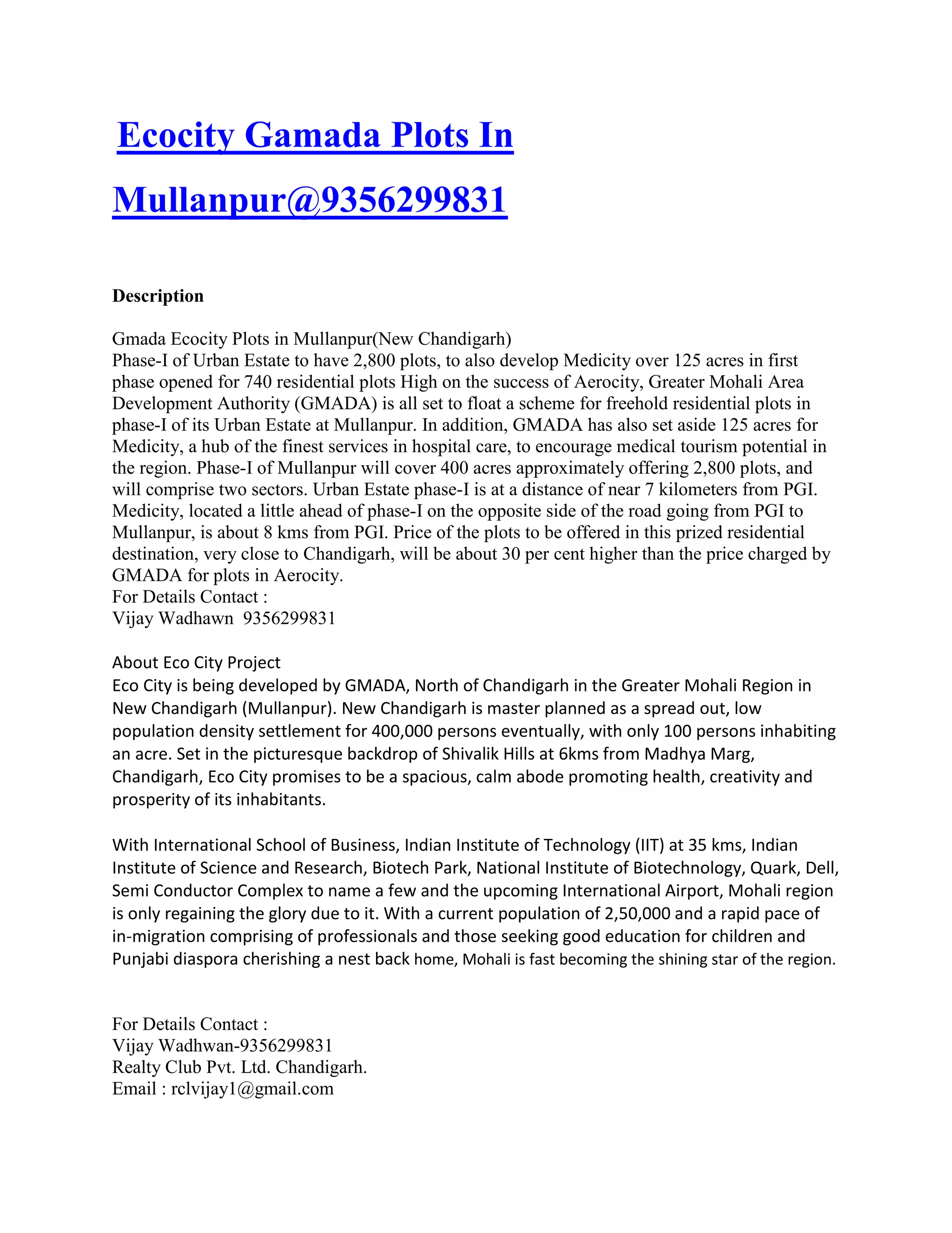 Ecocity gmada | DOCX