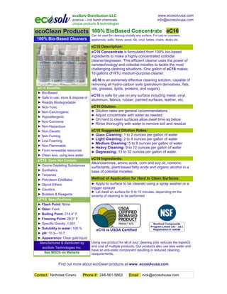 Eco Clean Brochure 2 | PDF