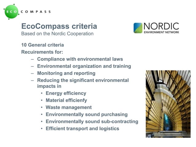 Ecocompass presentation | PPTX | Environmental Services Industry | Industries
