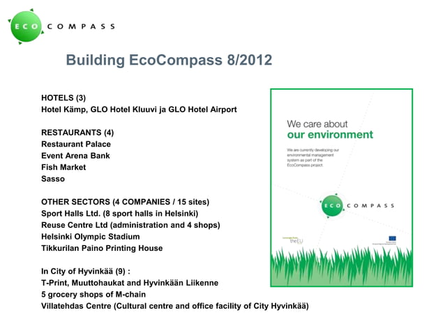 Ecocompass presentation | PPT