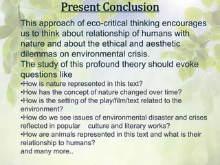 Ecocriticism | PPTX