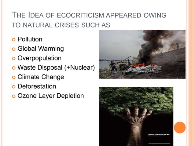 Ecocriticism as a concept | PPT
