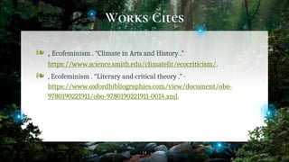 Eco criticism 204 Eco Criticism Theory | PPTX