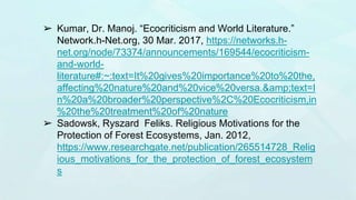 Ecocriticism and Postcolonial Studies | PPTX