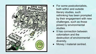 Ecocriticism and Postcolonial Studies | PPTX