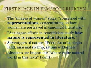 Ecocriticism in literature Introduction | PPTX