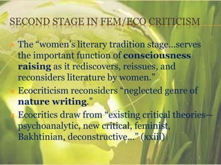 Ecocriticism in literature Introduction | PPTX