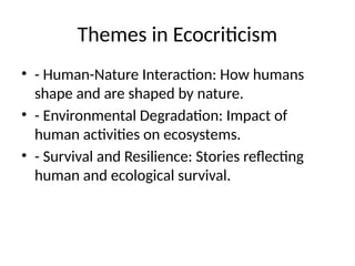 Ecocriticism_Presentation (1) Literature.pptx