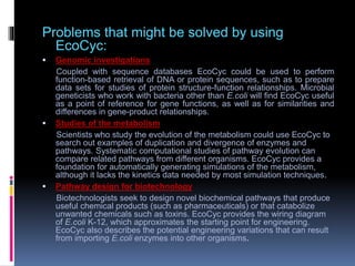 Ecocyc database | PPT