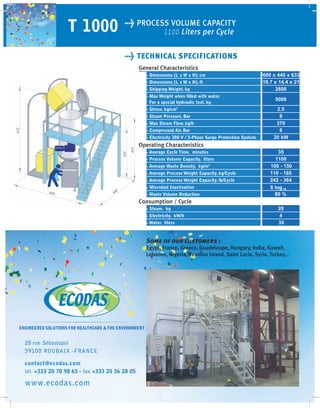Ecodas T-Series Brochure | PDF
