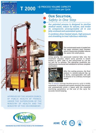 Ecodas T-Series Brochure | PDF