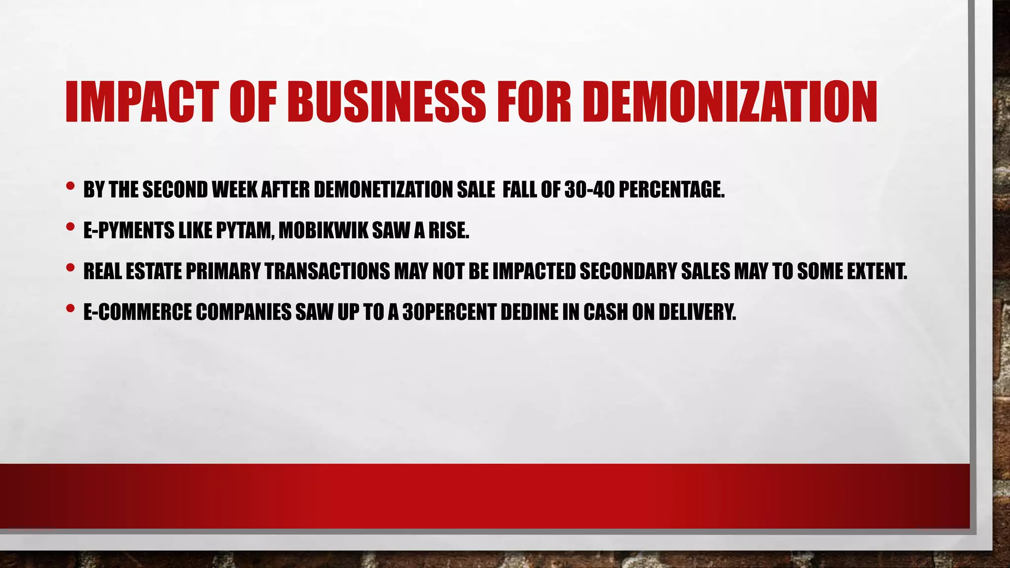 Economics demonetization presentation | PPTX