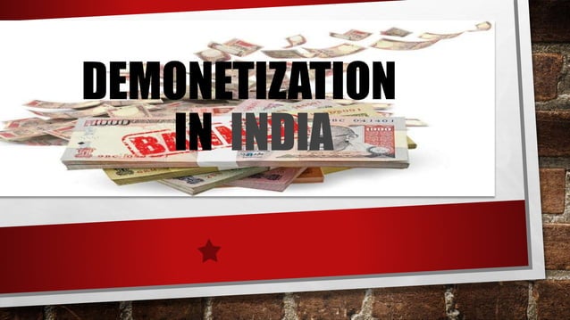 Economics demonetization presentation | PPTX