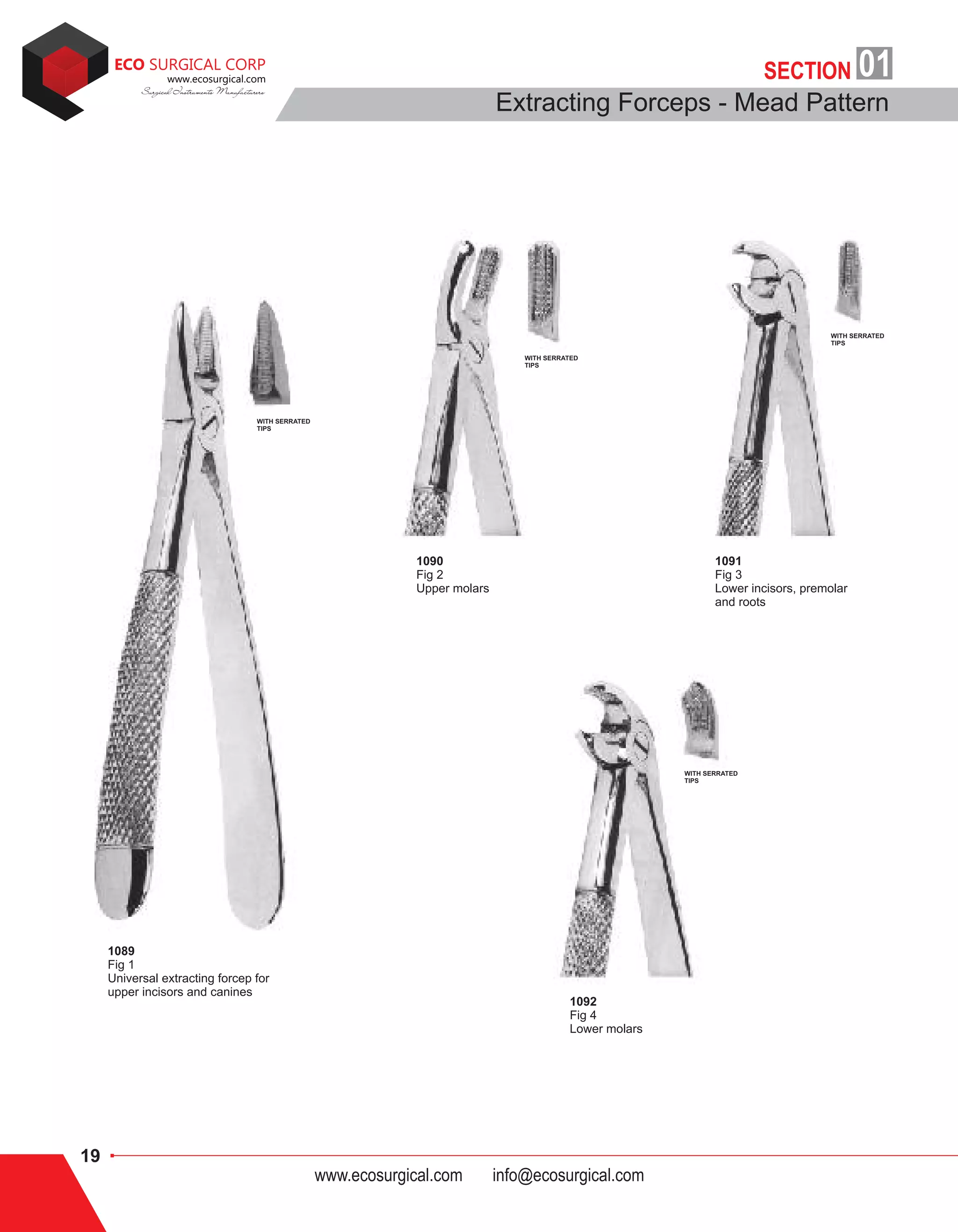 Eco Dental Instruments Catalog | PDF