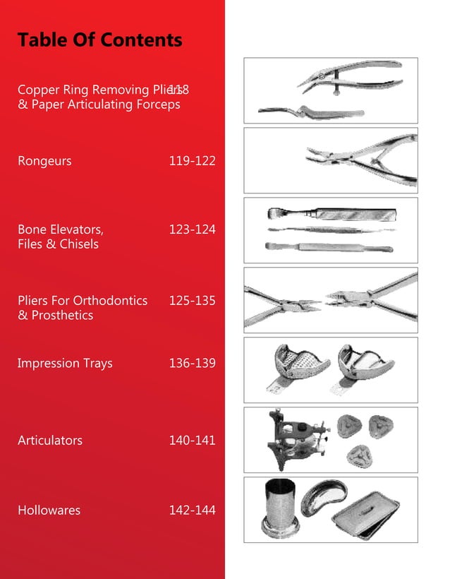 Eco Dental Instruments Catalog | PDF
