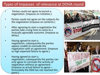 Doha round International economics | PPT