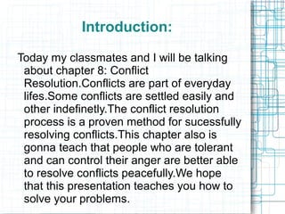 Conflict Resolution | PPT | Parenting | Family and Relationships