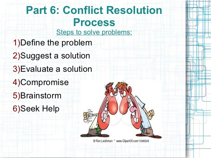 Conflict Resolution