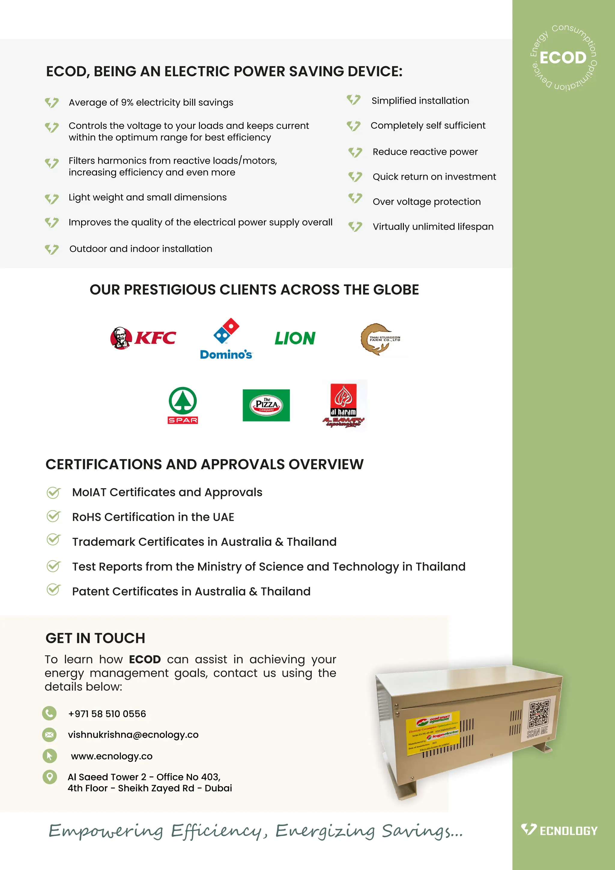 ECOD short technical presentation ( Ecnology Middle East - Feigin ...