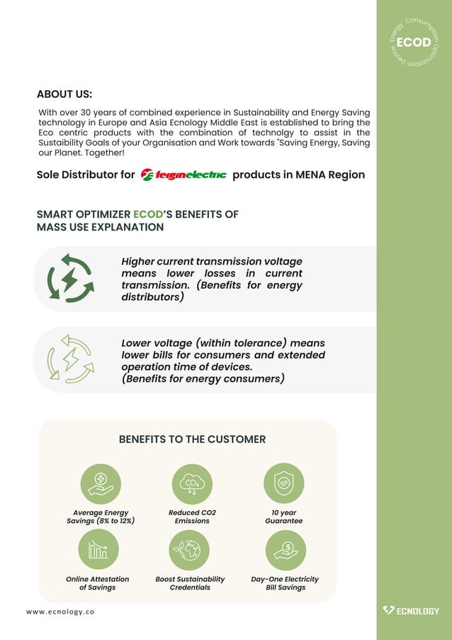 ECOD short technical presentation ( Ecnology Middle East - Feigin ...