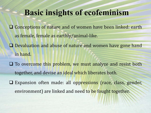 EcofEminism | PPTX