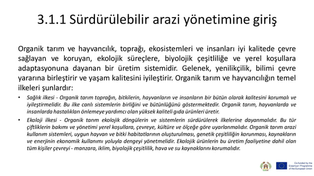 Ecofar wp5 module 3.1 turkish | PPT