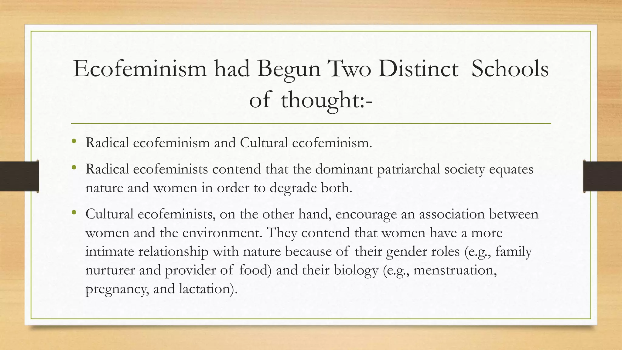 Ecofeminism | PPTX