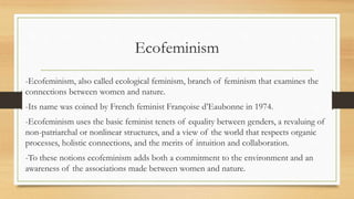 Ecofeminism | PPTX