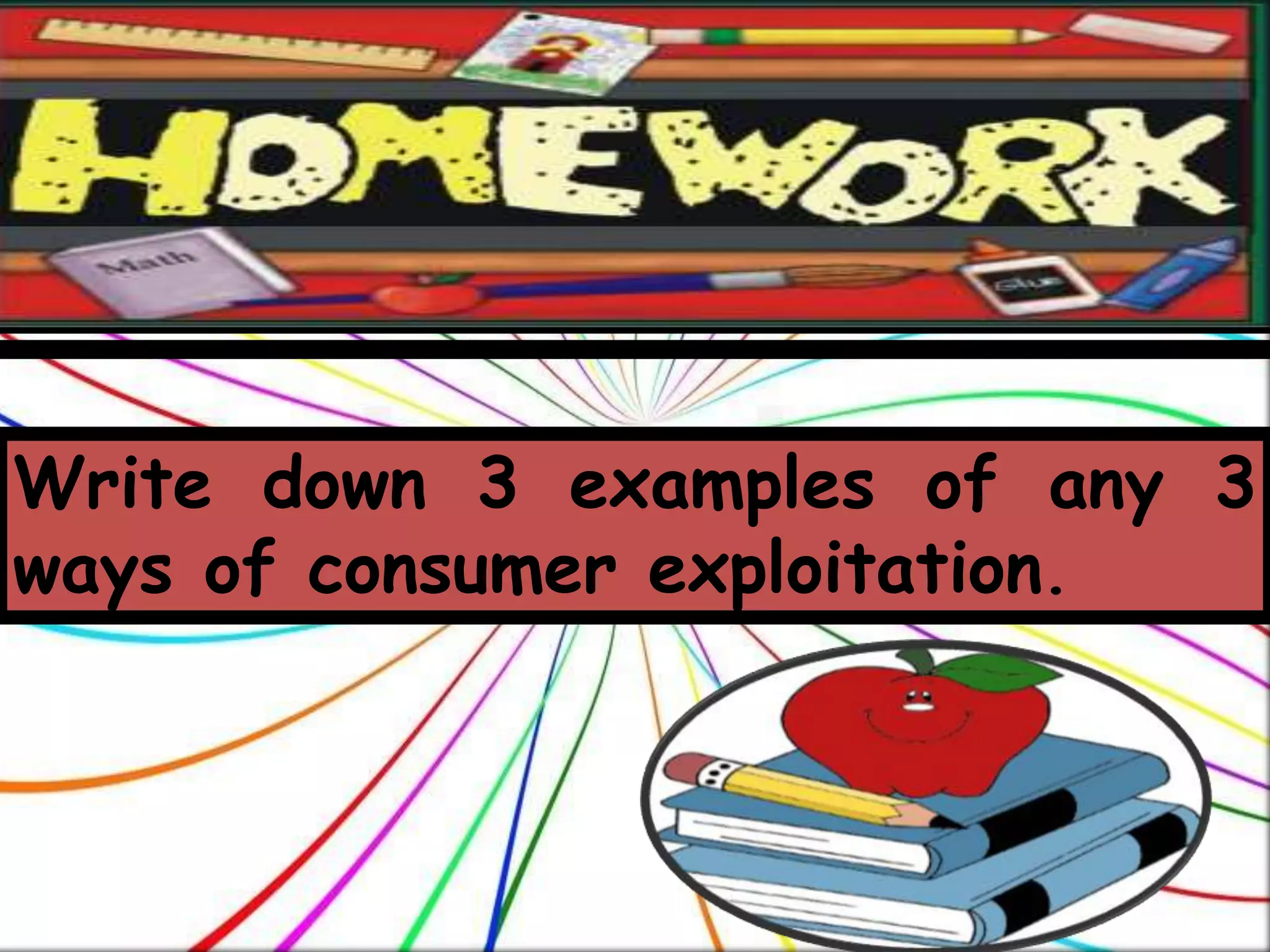 consumer exploitation | PPTX